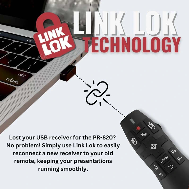 Red Star Tec PR-820 Wireless Remote with Laser USB Receiver